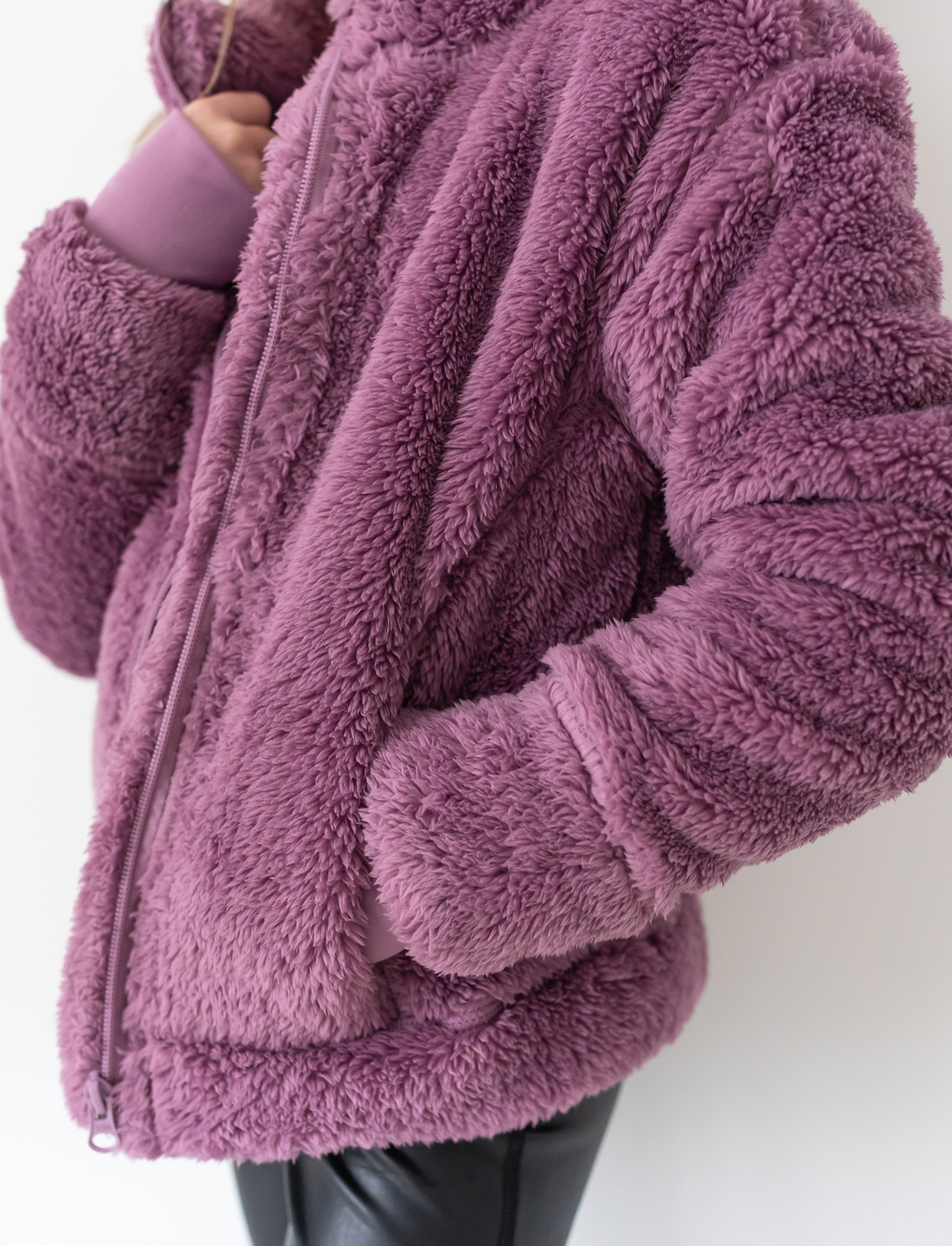 GIRLS 2-6 COZY UP SHERPA JACKET – Jill Yoga