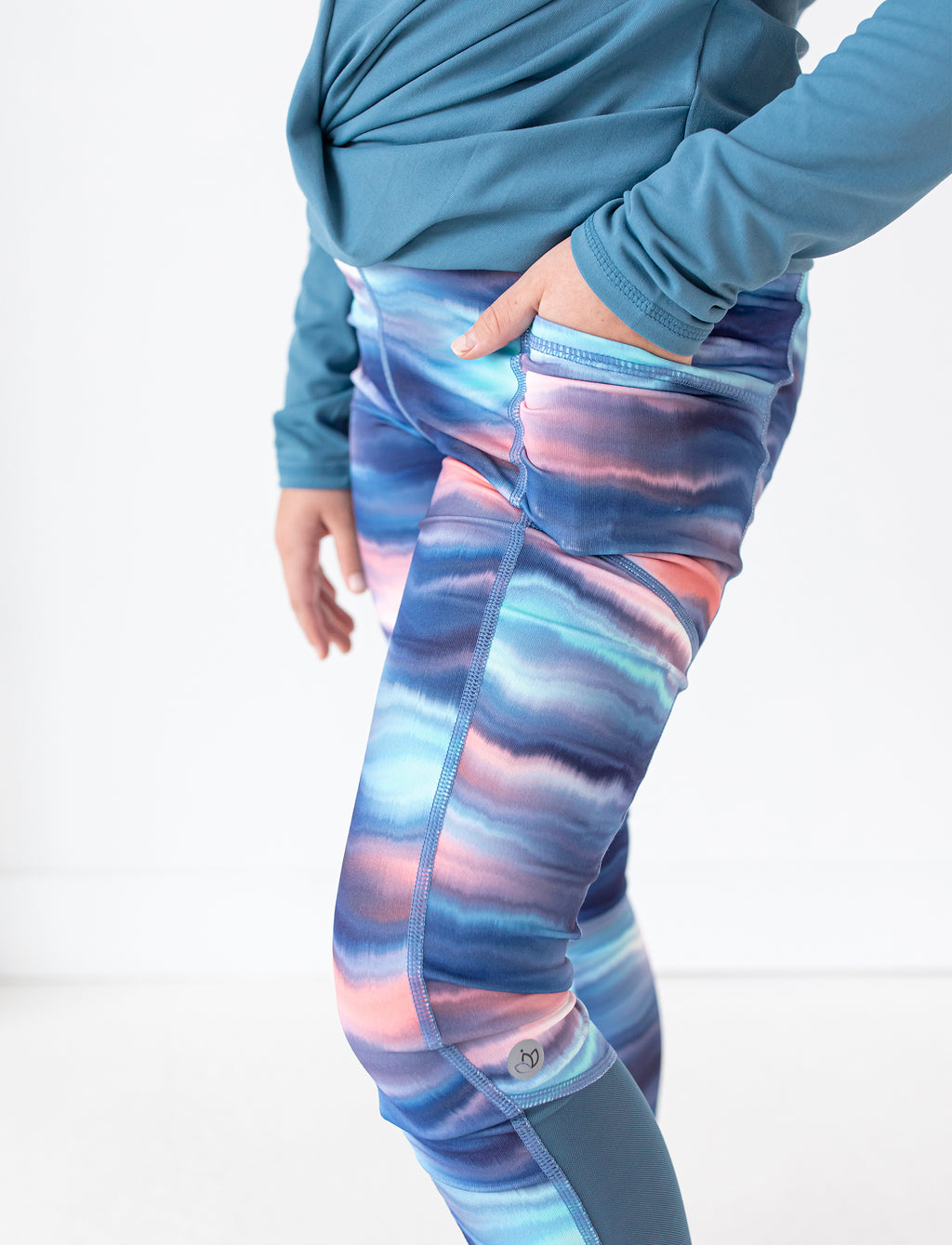 GIRLS 2-6 SIDE POCKET LEGGING WITH MESH – Jill Yoga